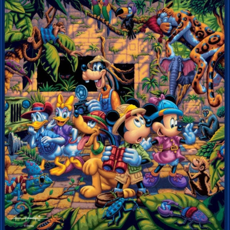 Mickey Mouse Fabric Panel - Etsy