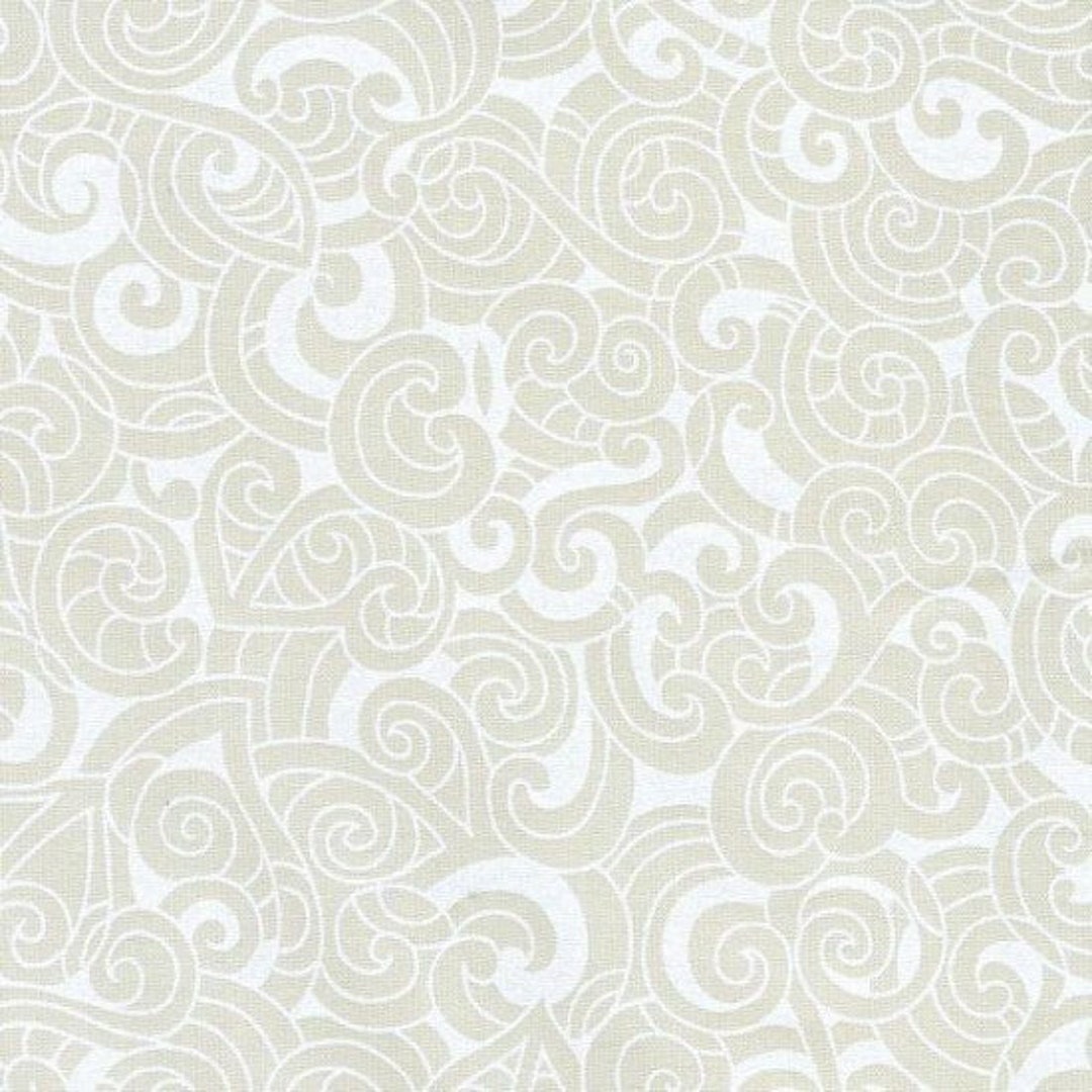 New Zealand Moko Maori Ivory Cotton Quilting Fabric 1/2 YARD - Etsy