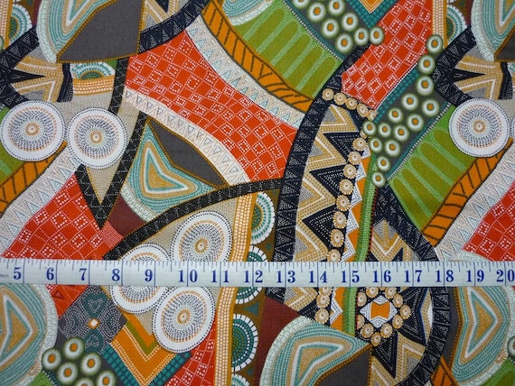 Aboriginal Australian Art Inspired Bindoon Cotton Quilting | Etsy