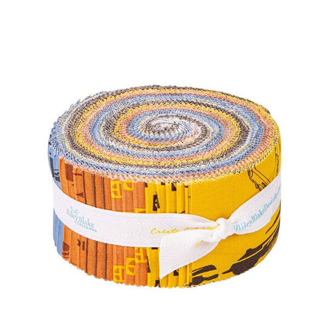 Vintage Caterpillar Rolie Polie Jelly Roll 40 Piece RP-13840-40 Cotton ...