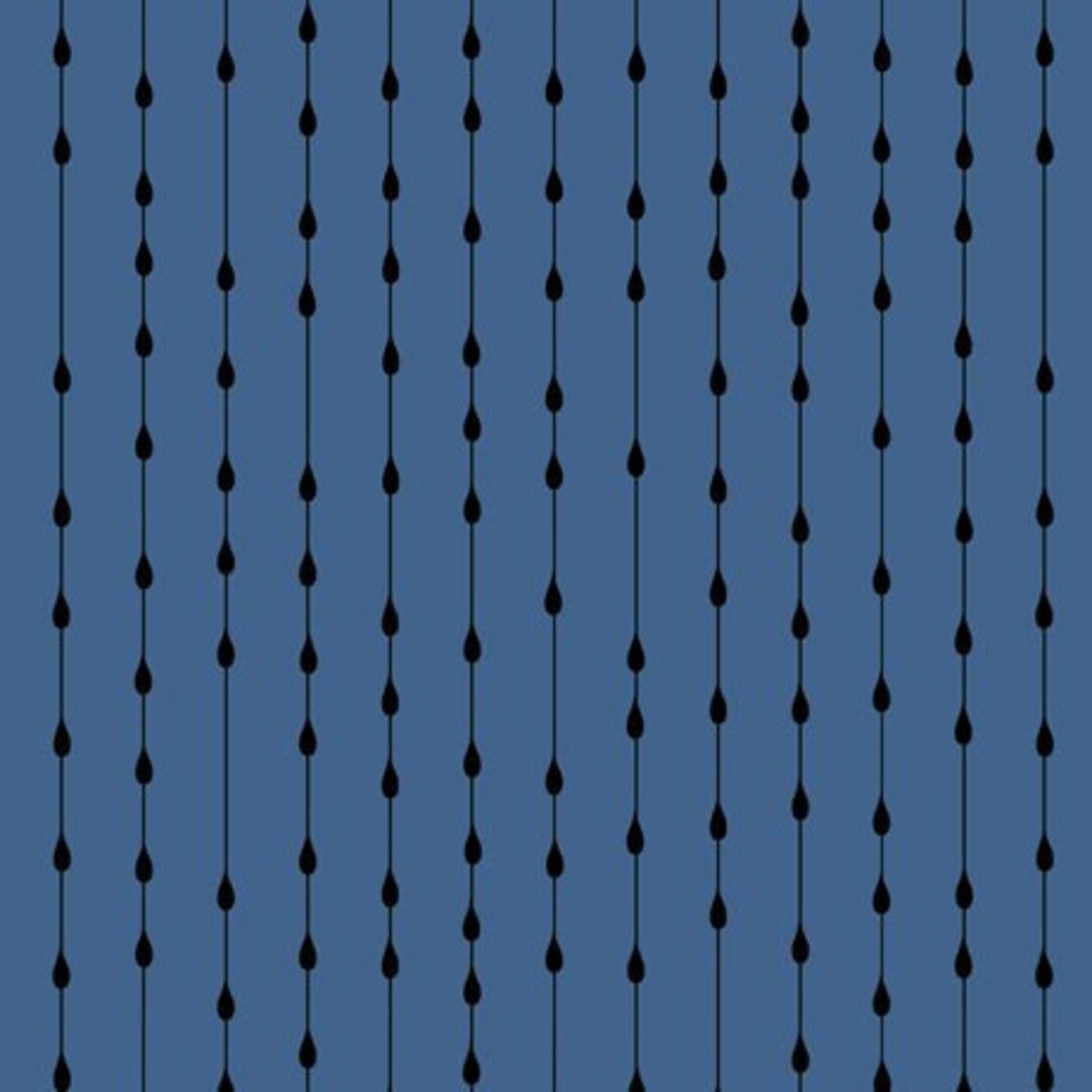 Mr Mechanic Oil Drip Stripe Blue 28876-W Cotton Quilting Fabric 1/2 ...