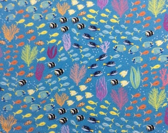 Tropical Fish Fabric | Etsy