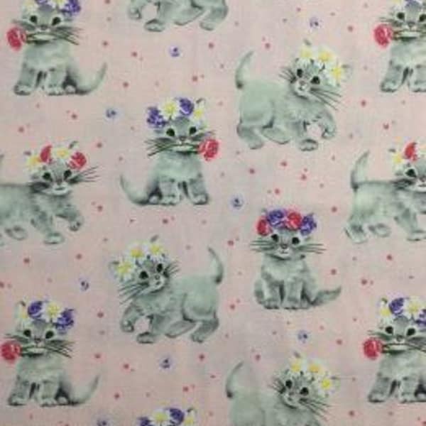 Kitten Fabric - Etsy