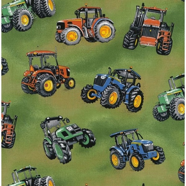Tractor Fabric - Etsy