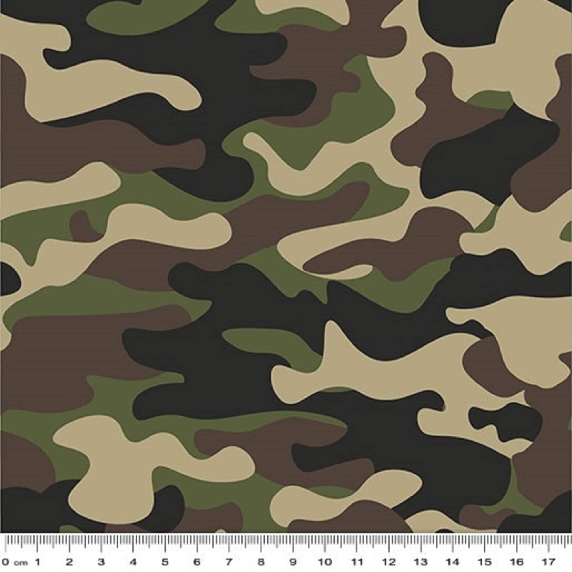 Remembering the Anzacs Ww1 Camouflage Green Cotton Quilting Fabric 1/2 ...