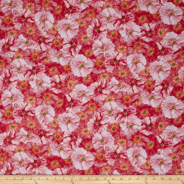 Floral Cotton Fabric by the Yard - Etsy