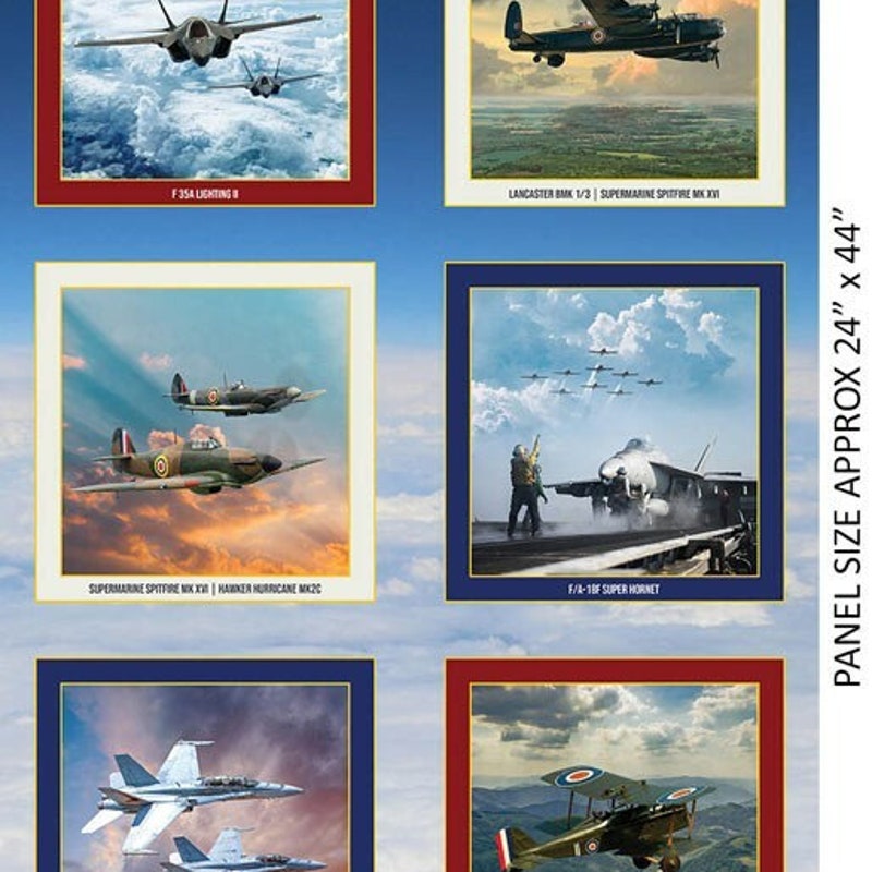 Air Force Quilt Panels - Etsy