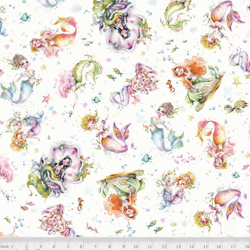 Mermaid Quilt Fabric - Etsy