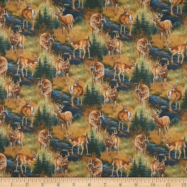 Deer Fabric - Etsy