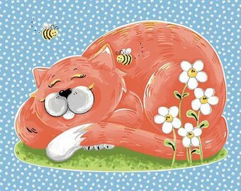 Susybee. Baron the Bear Playmat Panel Full Yard - Etsy