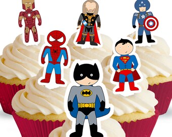 Superhero topper | Etsy