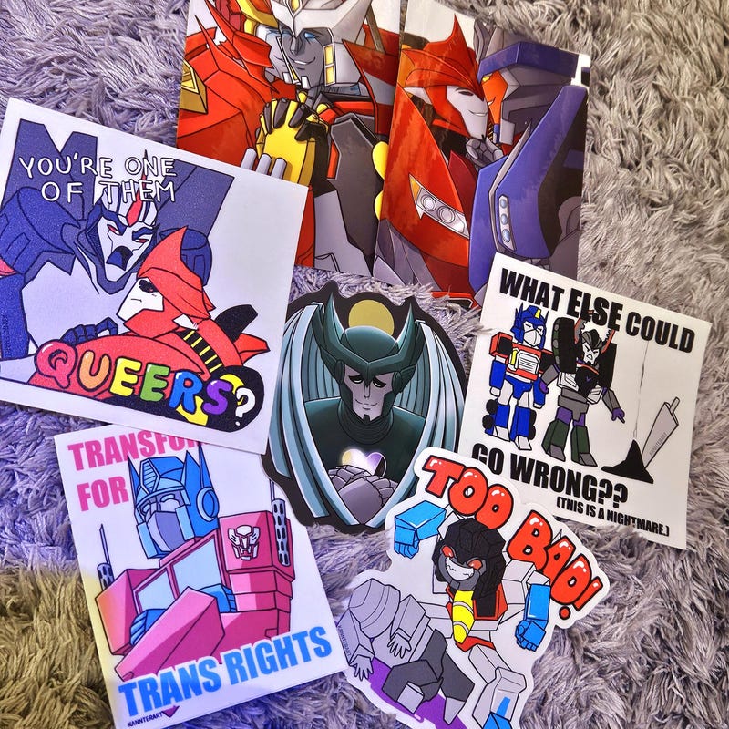 Transformers Sticker - Etsy