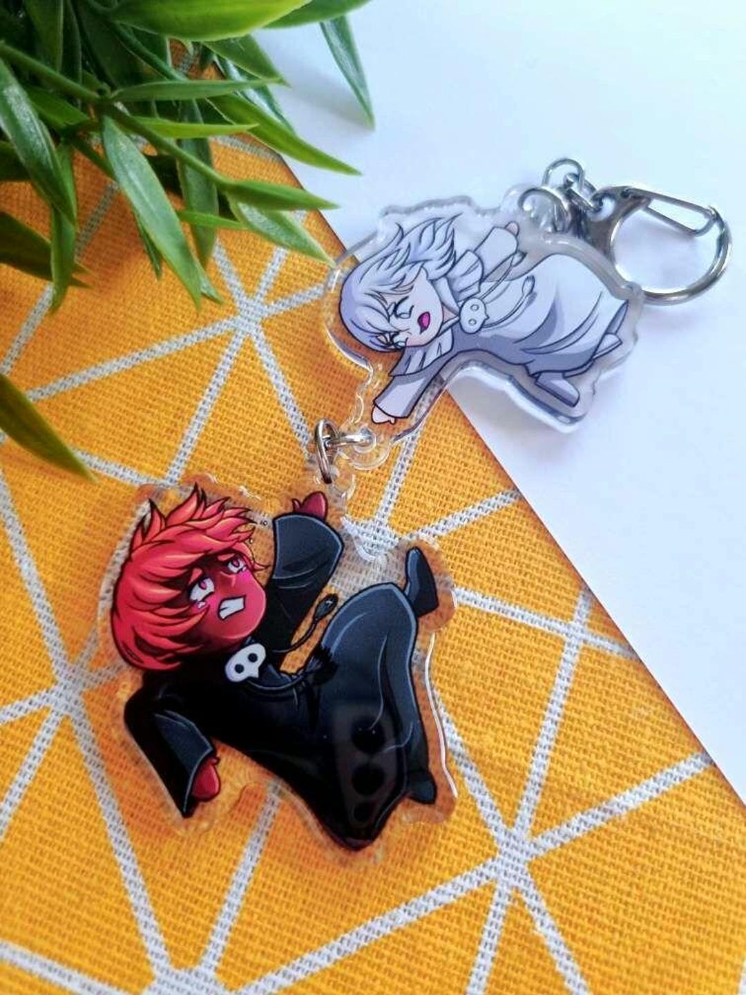 FFXIV Ericthonios and Themis - Acrylic Dangle Charm - Etsy
