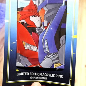 Large Acrylic Deco Pins - Transformers Knockout Breakdown / Rodimus ...