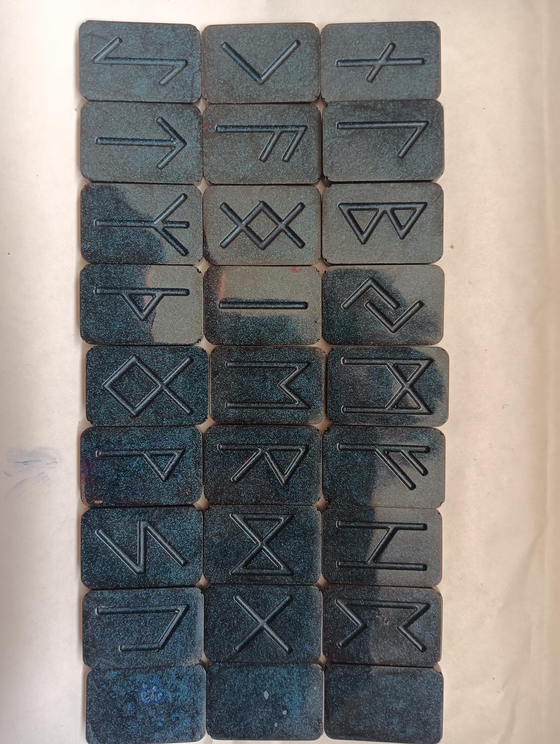 FULL SET of Elder Futhark Alphabet Rune's {any Colour} 50 OFF This ...