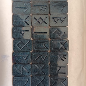 FULL SET of Elder Futhark Alphabet Rune's {any Colour} 50 OFF This ...