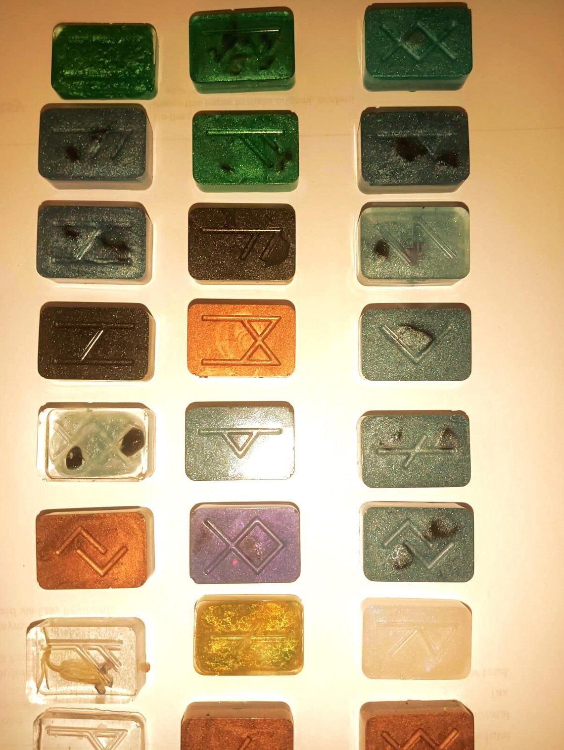 FULL SET of Elder Futhark Alphabet Rune's {any Colour} 50 OFF This ...