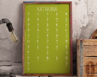 Black Hiragana Poster, Hiragana Poster, Japanese Prints, Hiragana Wall ...