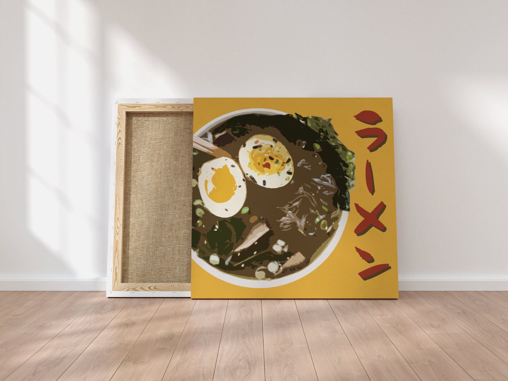 Ramen Poster Yellow, Japanese Food, Kitchen Poster, Anime Food, Anime ...