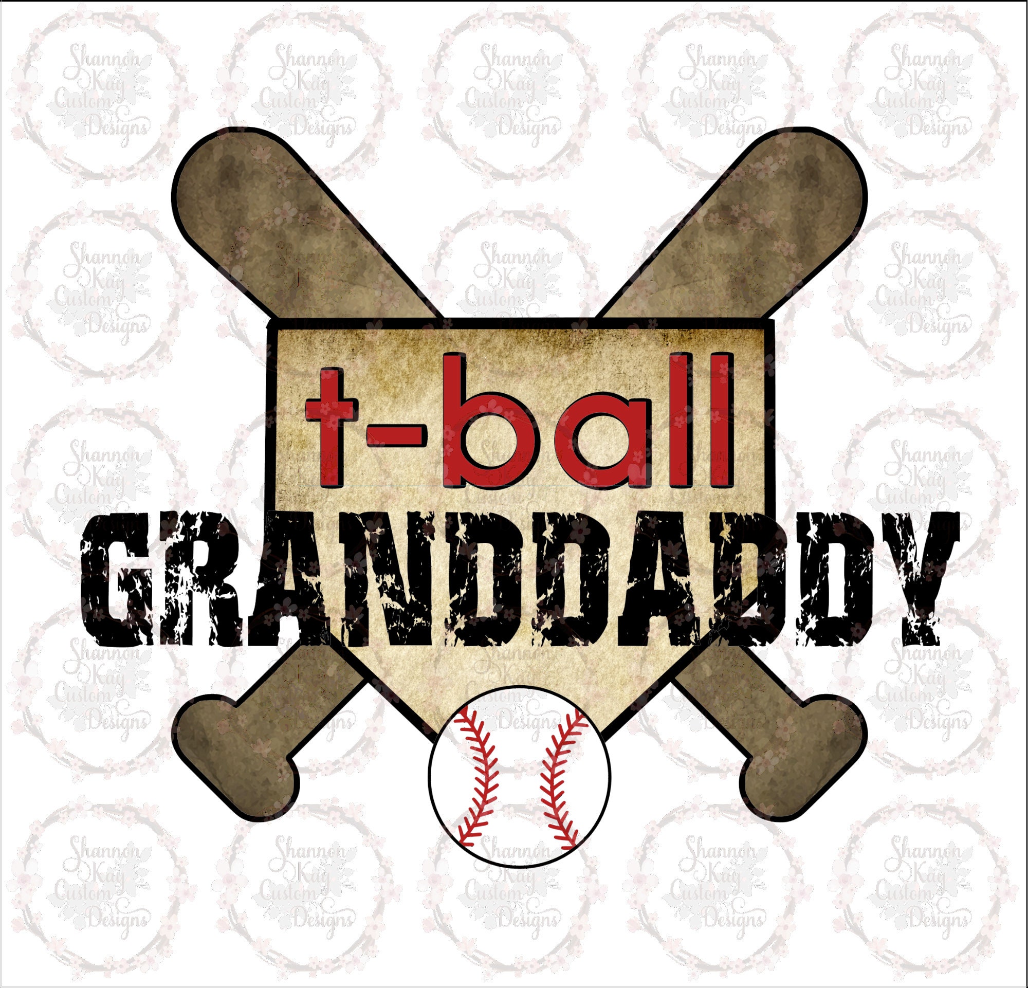 T-ball Grandaddy/ Granddaddy PNG Download Sublimation Design - Etsy