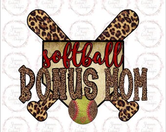 Baseball Bonus Mom PNG Loud and Proud Baseball Bonus Mom - Etsy