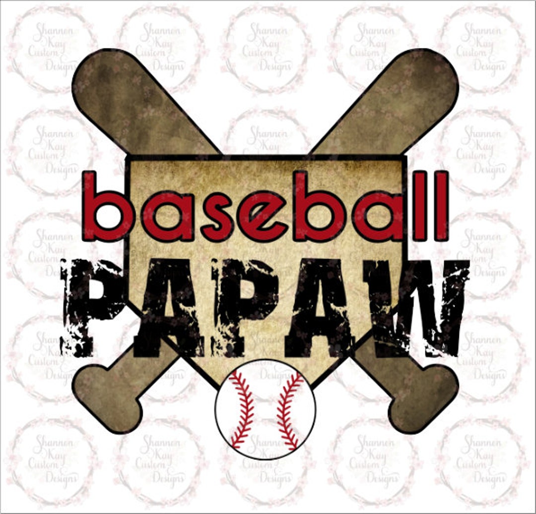 Baseball Papaw PNG Download Sublimation Design - Etsy
