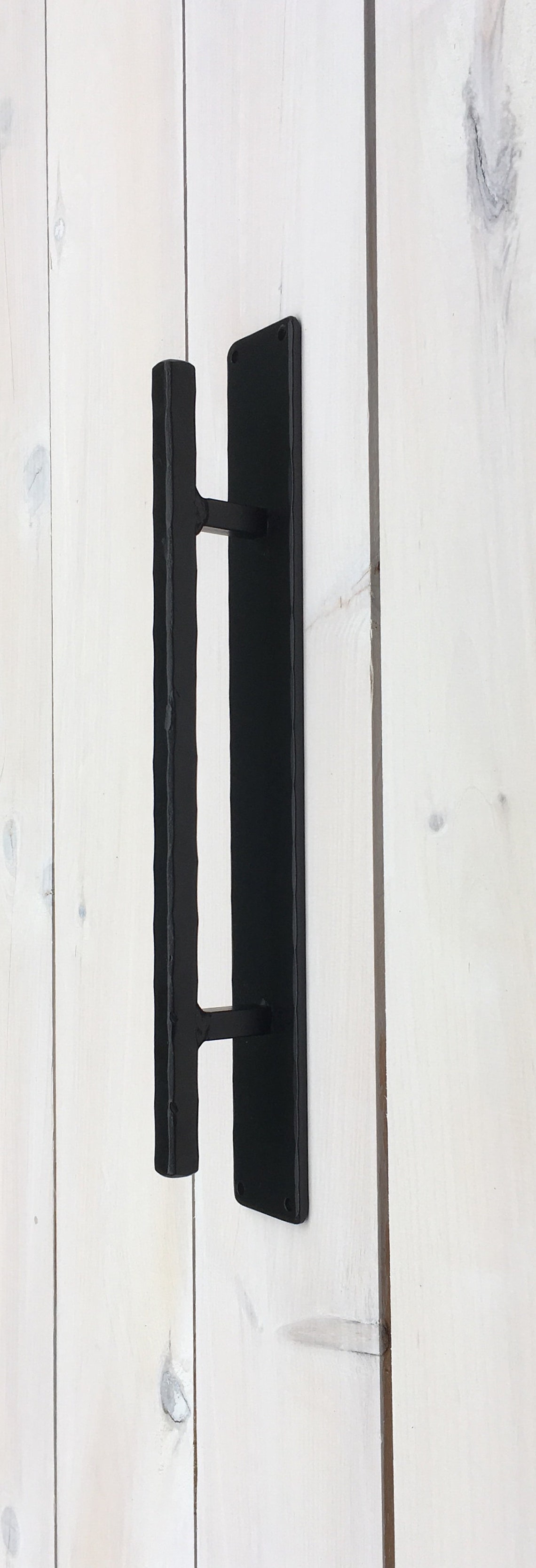 Rustic Wrought Iron Door Pull Handle for Sliding Barn Door - Etsy