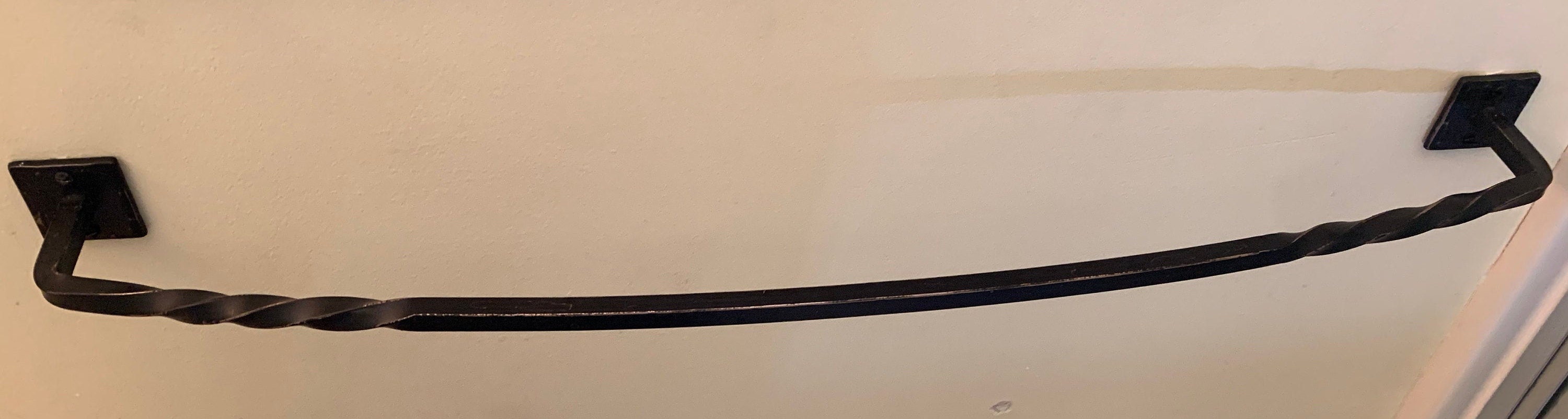 Wrought Iron Towel Bar