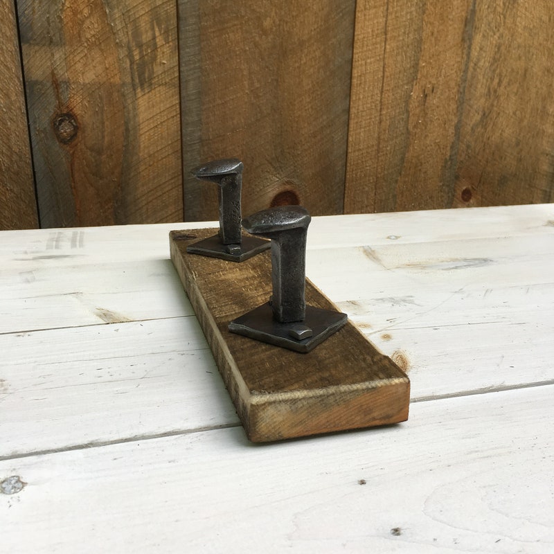 Railroad Spike Hooks - Etsy