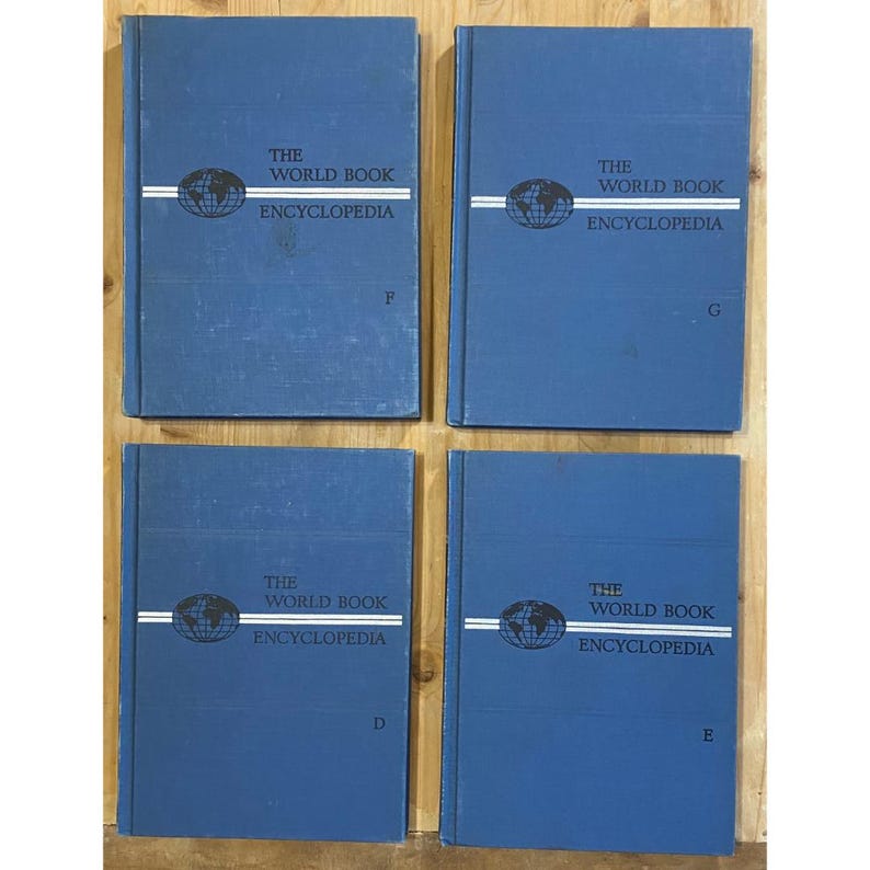 1965 World Book Encyclopedia 20 Volume Set Field Enterprises Education ...