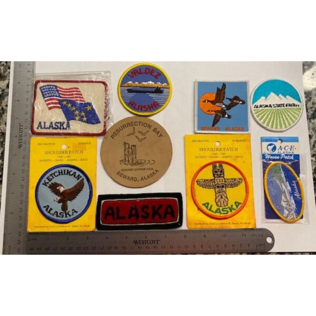 9 Vintage Alaska Travel Patches: Ketchikan Resurrection Bay - Etsy