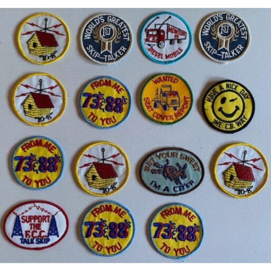 Lot of 15 Vintage CB Radio Patches. From Me to You 73s & 88s/10-8 - Etsy