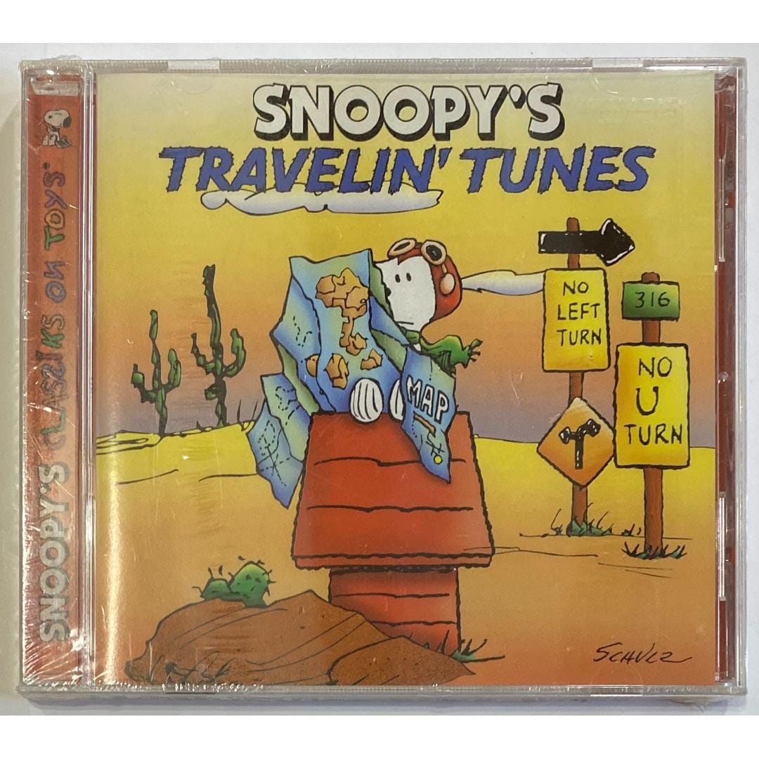 Snoopy's Classiks on Toys: Snoopy's Travelin' Tunes CD. New. - Etsy
