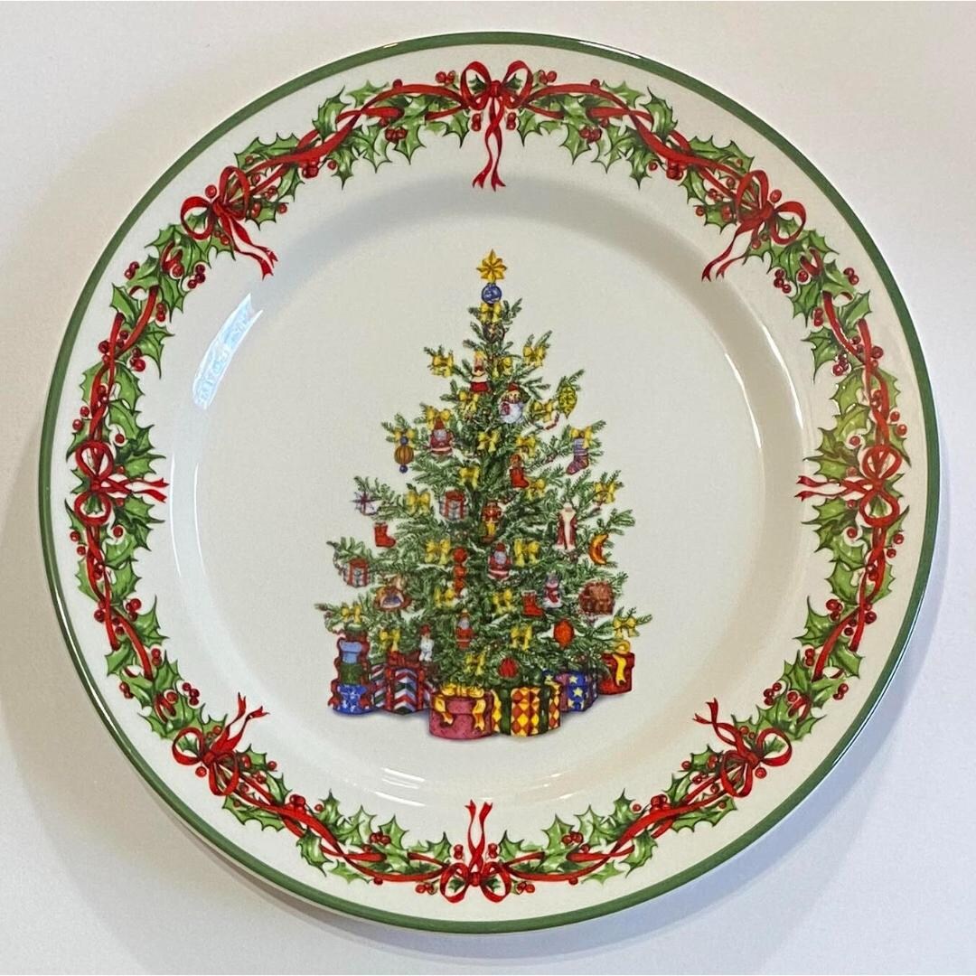 3 Traditions Holiday Celebrations Dinner Plates Christopher Radko ...