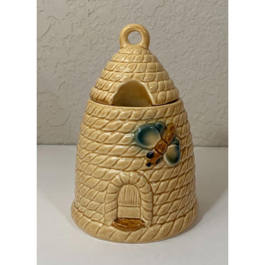 Vintage Goebel Beehive Ceramic Honey Jar West Germany 83 018 13 - Etsy