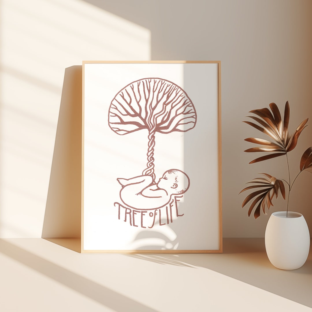 PLACENTA, TREE of LIFE Fine Art Print Ink on 300g Premium Paper From ...