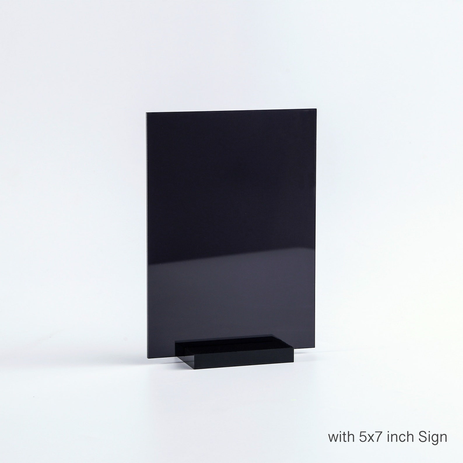 3 Black Acrylic Sign Holders Wedding Sign Holders - Etsy