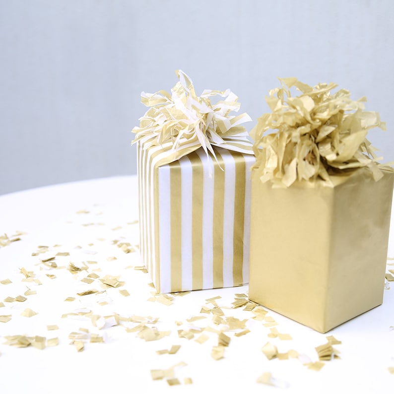 40 Sheets Premium Metallic Gold Tissue Gift Wrap Paper Bulk - Etsy