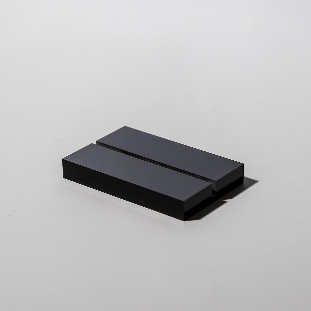 3" Black Acrylic Sign Holders | Wedding Sign Holders |table Numbers ...