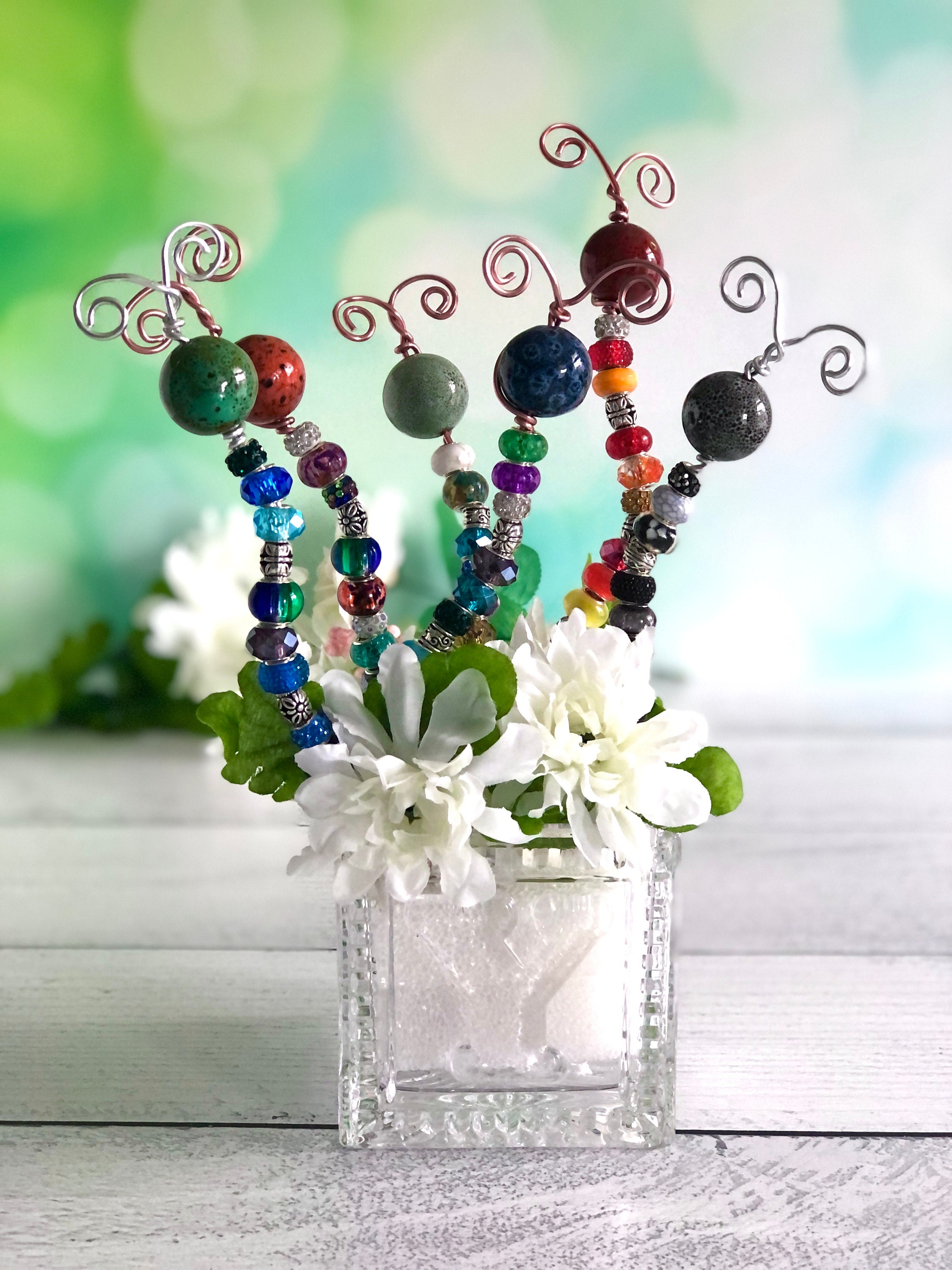 Caterpillar Garden Stakes, Garden Ornament, Caterpillar Plant Pot Decor ...