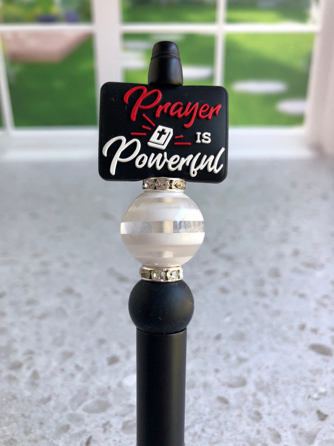 Prayer is Powerful Beaded Pen: Faith Gift With Refill - Etsy