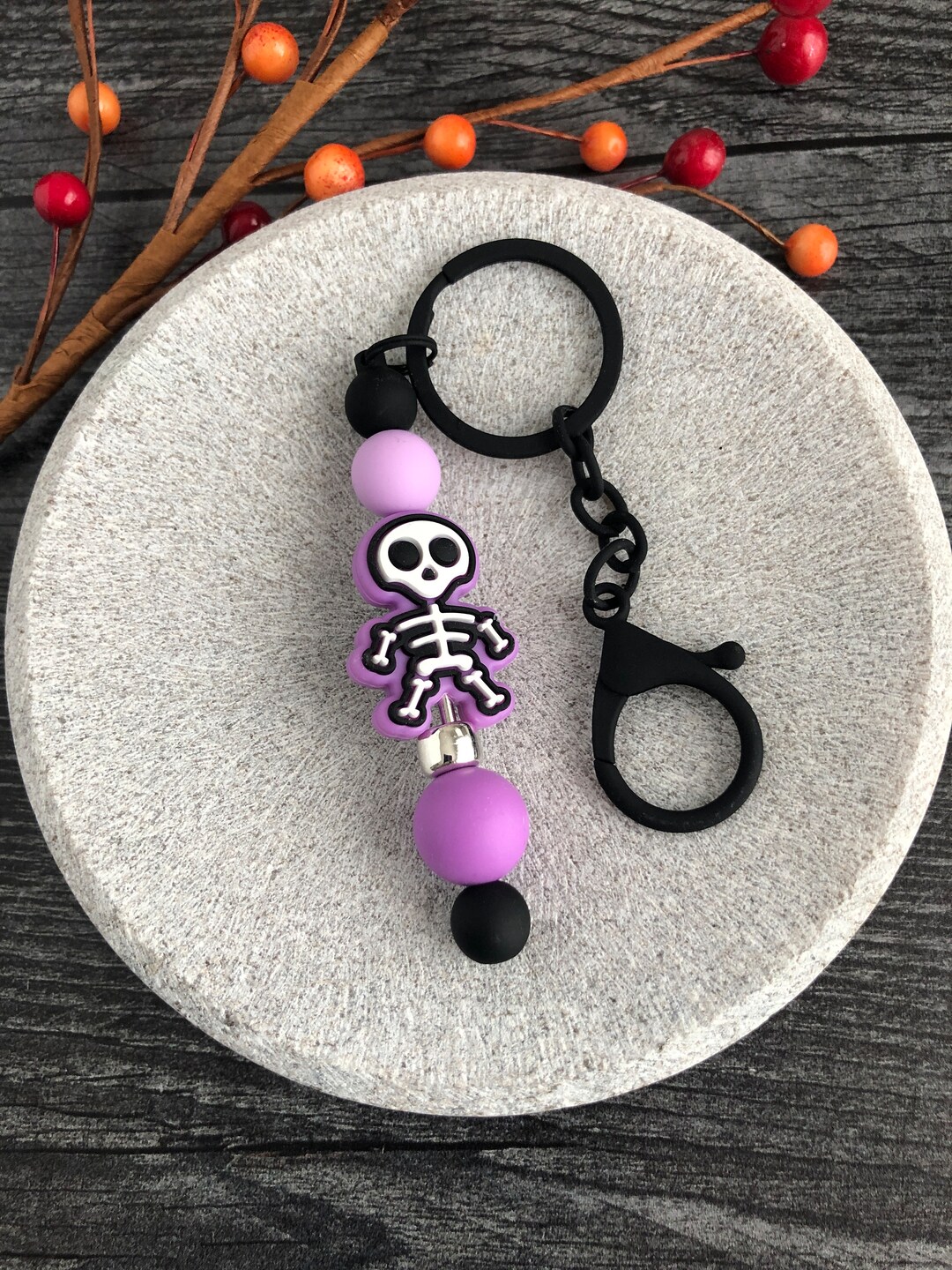 Halloween Skeleton Keychain, Skeleton Key Chain, Trick-or-treat Gift ...
