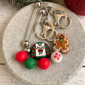 DIY Christmas Key Chain Kit, Set of 2 Holiday Keychains You Make ...