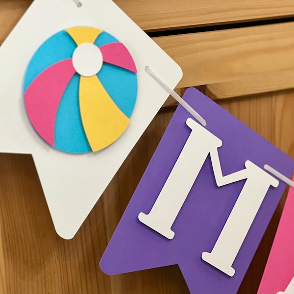 Beach Ball Banner - Etsy