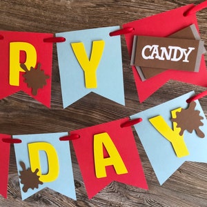 Candy Bar Banner Chocolate Party Decor Sweets Party Theme - Etsy