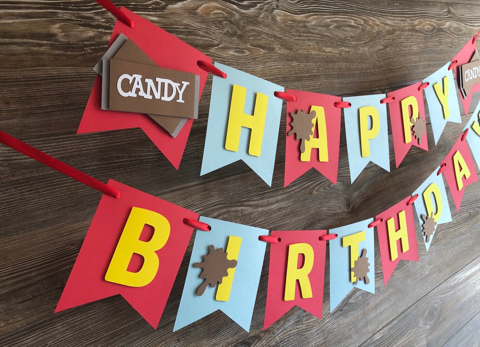 Candy Bar Banner Chocolate Party Decor Sweets Party Theme | Etsy