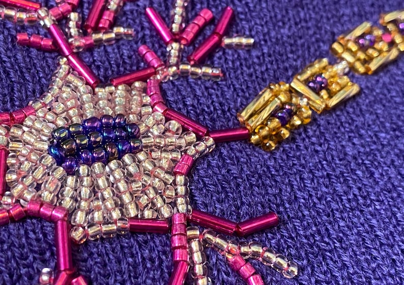 Neuron 6" Beadwork Embroidery Anatomical Pattern - DIY Digital PDF ...
