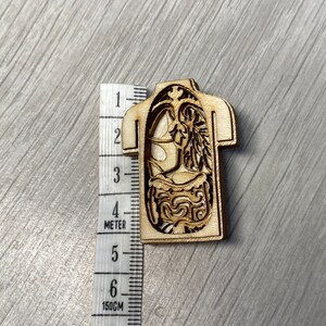 Open Torso Organs. Anatomical Wooden Pin Badge Brooch. Laser Cut, Birch ...