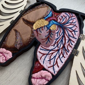 Organ Cabinet of Curiosities Embroidery Wall Art Piece - Etsy