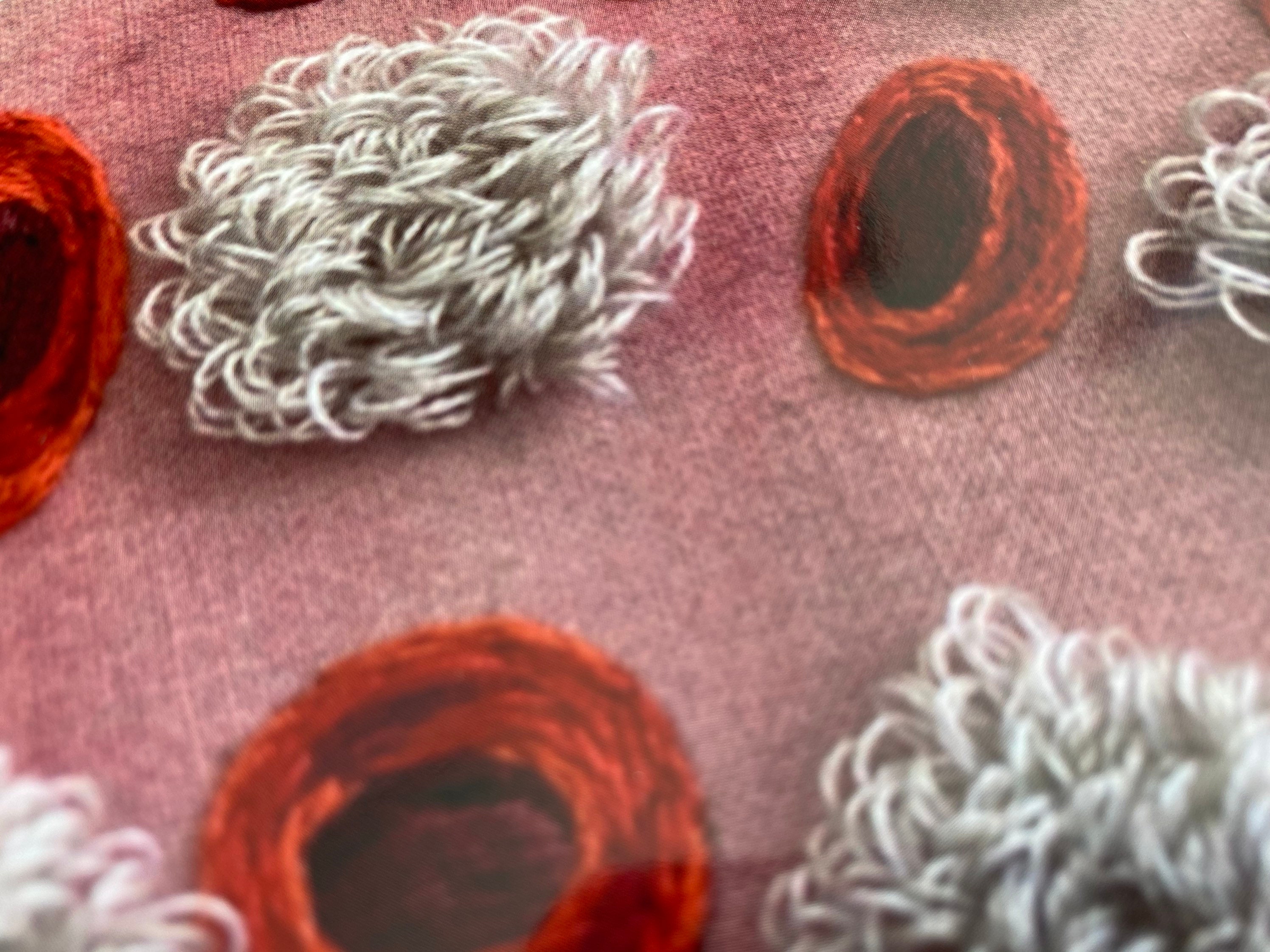 Blood Cells Embroidery A6 Print - Etsy UK